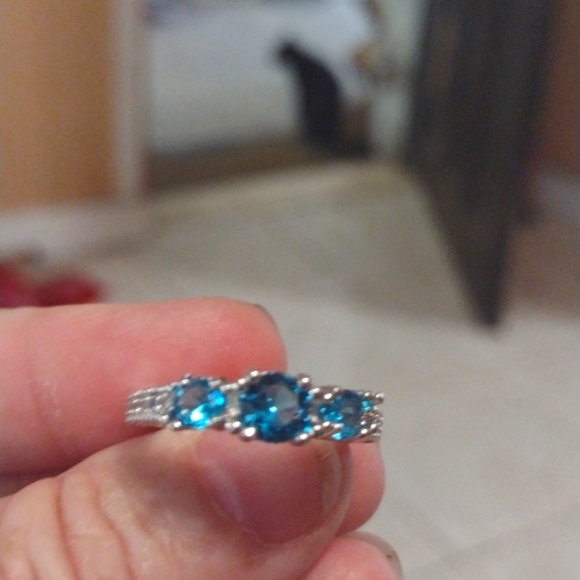 Jewelry | Blue Crystal Ring | Poshmark